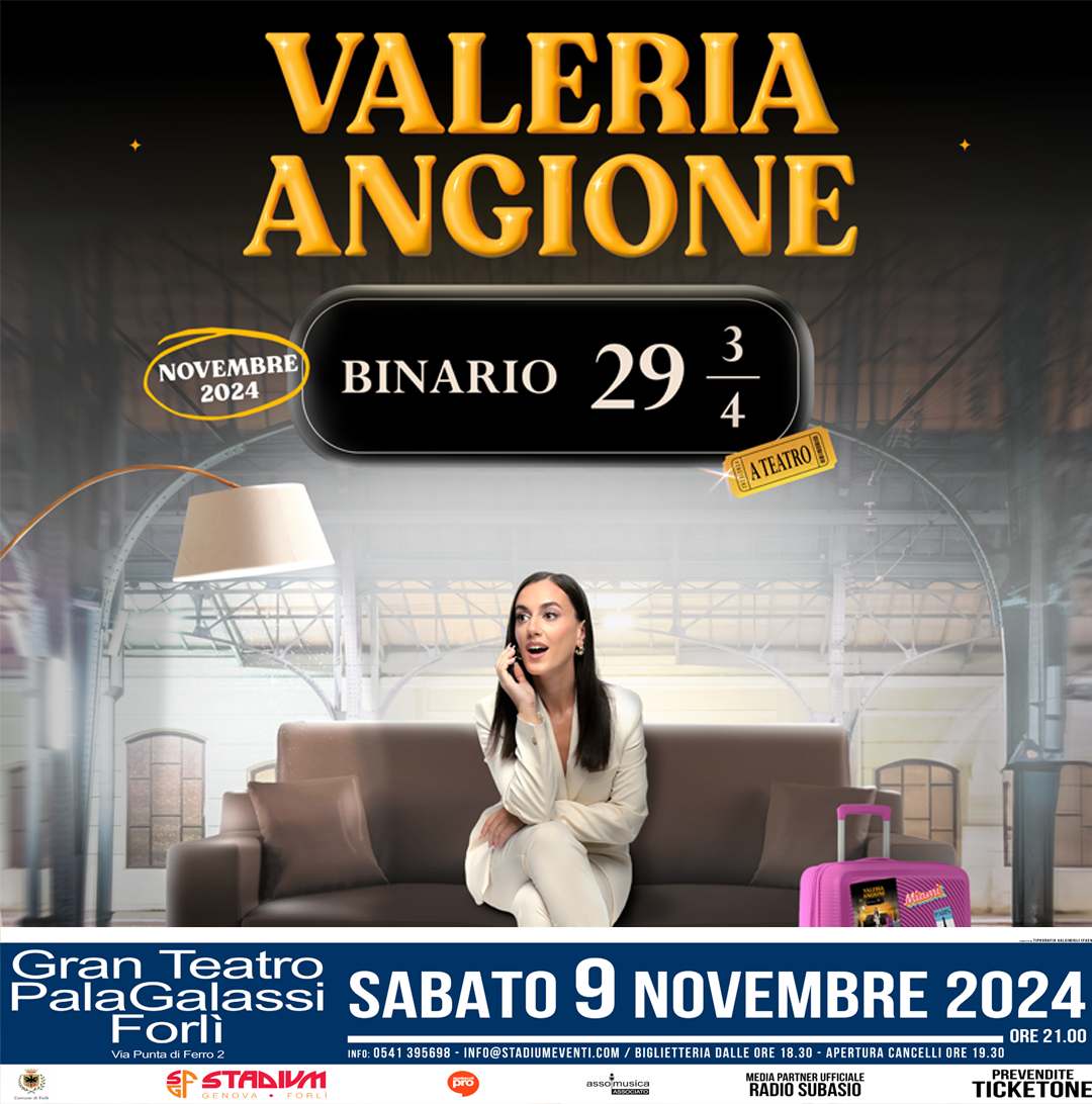 Il Centro Commerciale Puntadiferro consiglia: Valeria Angione – Binario ...